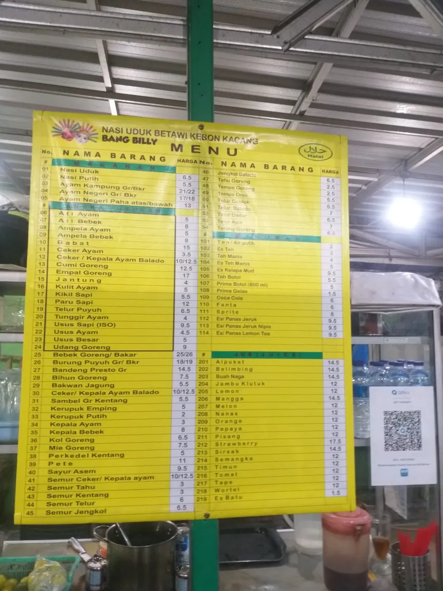 NASI UDUK KEBON KACANG BANG BILLY DUREN SAWIT | Culinary | Sonny Wibisono